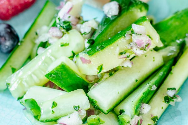 This is the Absolute BEST Spicy Cucumber Salad EVER!