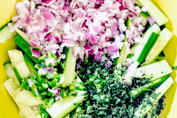 This is the Absolute BEST Spicy Cucumber Salad EVER!