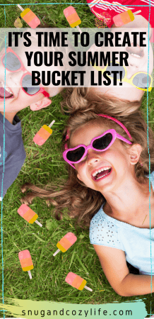 Create Your Family Summer Bucket List | Plus FREE Printables