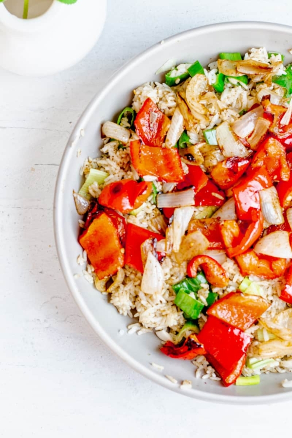 Za'atar Rice with Roasted Veggies - Snug & Cozy Life