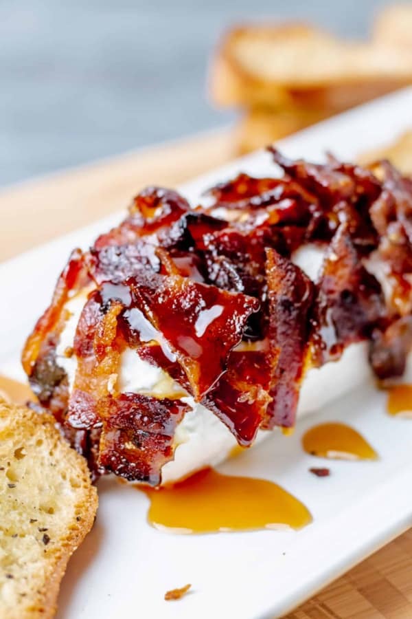 Million Dollar Bacon Goat Cheese Appetizer Log - Snug & Cozy Life