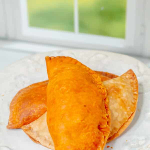 Baked Chicken and Potato Empanadas (Pastelillos)