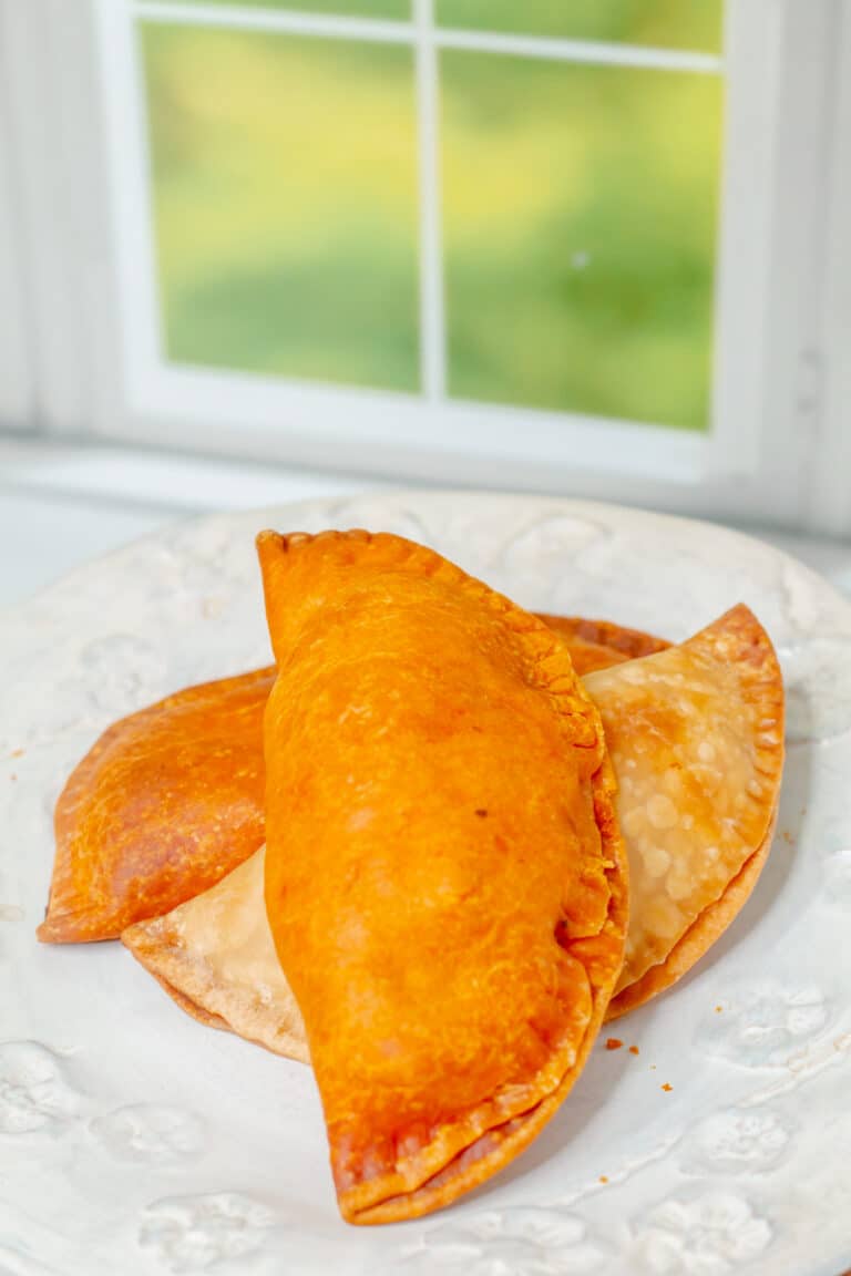 Baked Chicken and Potato Empanadas (Pastelillos)