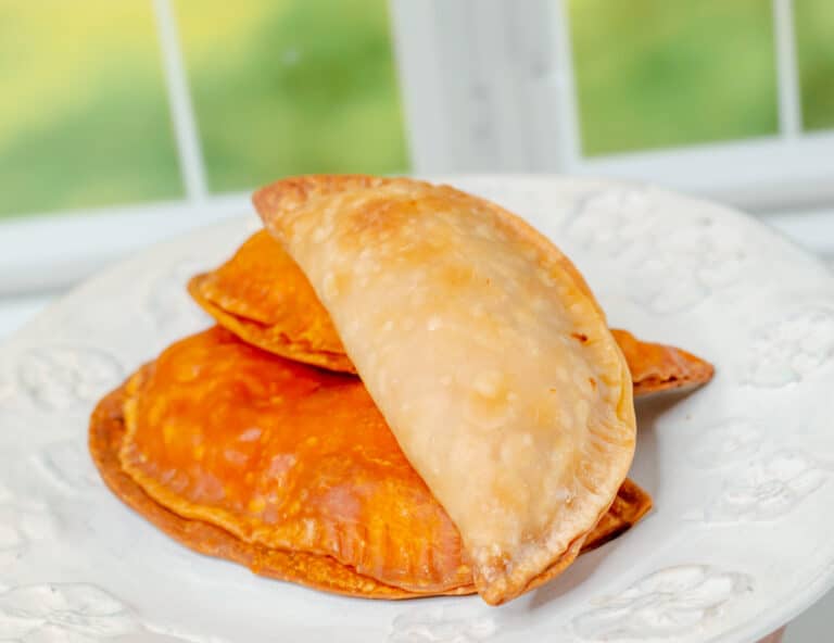 Baked Chicken and Potato Empanadas (Pastelillos)