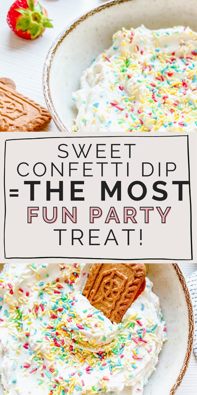 Sweet Fun Confetti Dip - The Ultimate Party Treat