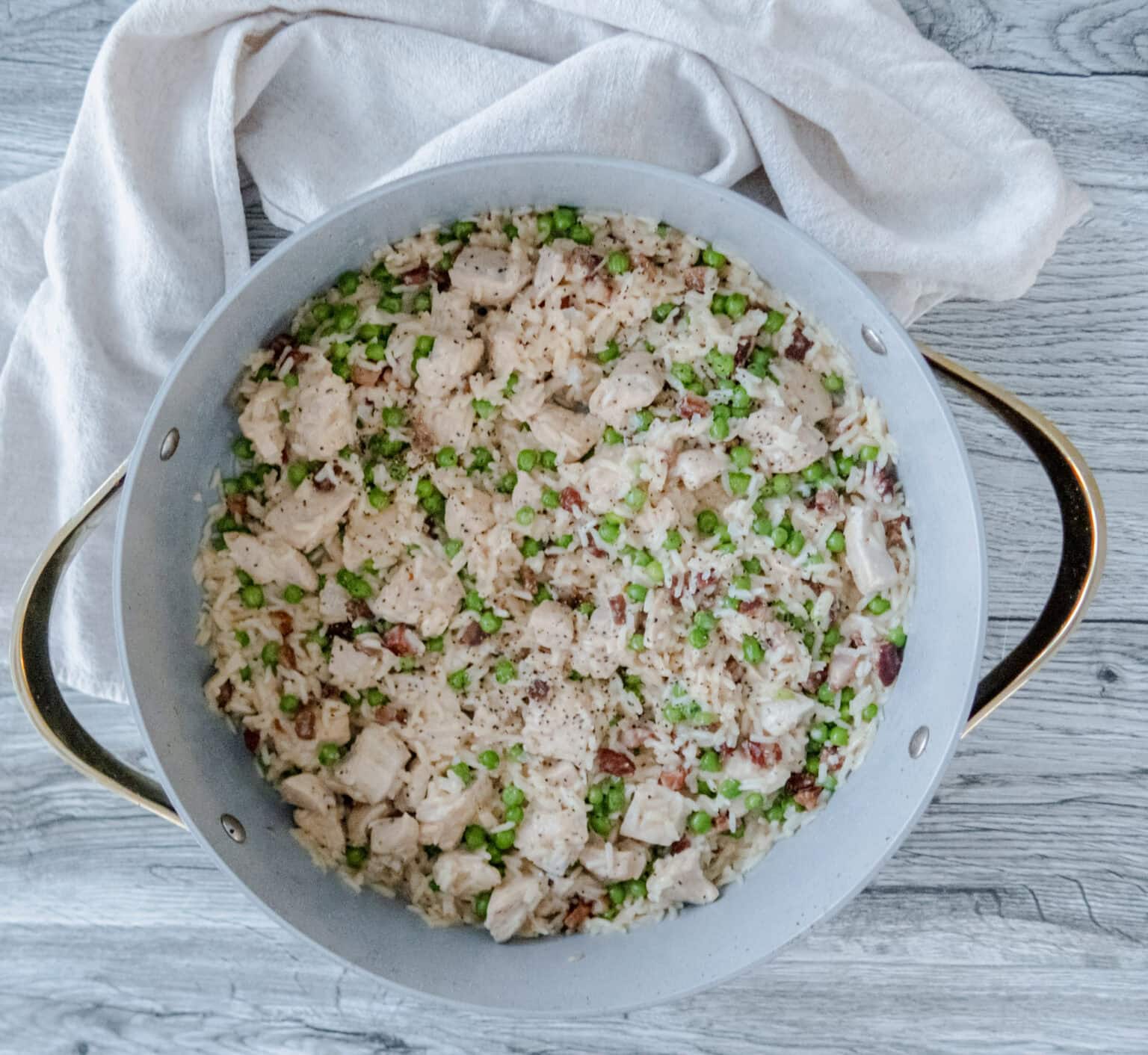 One Pan Chicken and Pancetta Skillet Dinner